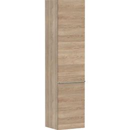 Hansgrohe Xelu Q Hochschrank 54137000 370x400x1650mm, T&uuml;ranschlag links, Eiche Natur, chrom