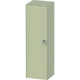 Duravit White Tulip Halbhochschrank WT1333LH3H3 40 x 36 cm, Taupe Hochglanz, 1 T&uuml;re links mit Griff, 3 Glasfachb&ouml;den