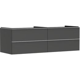 Hansgrohe Xelu Q Waschtischunterschrank 54091700 1560x485x550mm, 4 Schubk&auml;sten, diamantgrau matt, mattwei&szlig;