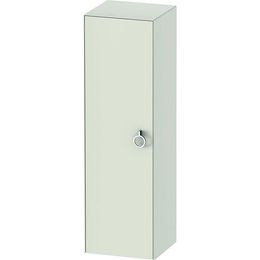 Duravit White Tulip Halbhochschrank WT1333L3939 40 x 36 cm, Nordic Wei&szlig; Seidenmatt, 1 T&uuml;re links mit Griff, 3 Glasfachb&ouml;den