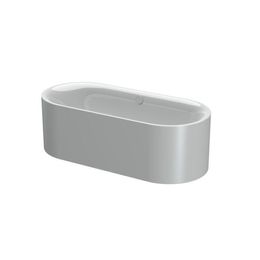 Bette BetteLux Oval Silhouette Badewanne 3466-002CFXXS manhattan, 180x80x45cm, freistehend