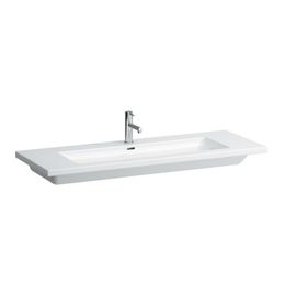 Laufen Living Square Waschtisch 8164360001041 130 x 48 cm, mit &Uuml;berlauf, 1 Hahnloch, wei&szlig;