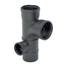 Geberit Silent PP Kombibogeneckabzweig 390561141 DN 110/110/75, 87,5Grad, links, schalloptimiert