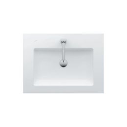 Laufen Living Square Waschtisch 8164310001091 65 x 48 cm, weiss, mit &Uuml;berlauf, ohne Hahnloch