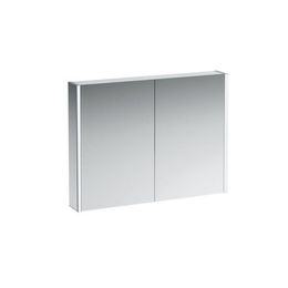 Laufen Frame 25 LED-Spiegelschrank 4086039001451, 100cm, 2 T&uuml;ren, Seite wei&szlig;