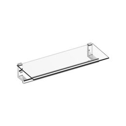 KEUCO Plan Handtuchablage 14975170000 600 mm, ESG-Glas, Aluminium silber eloxiert/chrom