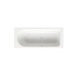 Bette BetteOcean Badewanne 8853-440PLUS 170x70x45cm, Fu&szlig;ende rechts, &Uuml;berlauf vorne, Glasur, snow