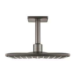 Grohe Rainshower Kopfbrauseset 26481AL0 hard graphite geb&uuml;rstet, Deckenauslass 142mm, 2 Strahlarten