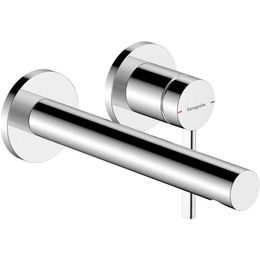 Hansgrohe Zesis S Waschtischarmatur 74750000 EcoSmart+, Unterputz, f&uuml;r Wandmontage mit Auslauf 19,4 cm, chrom