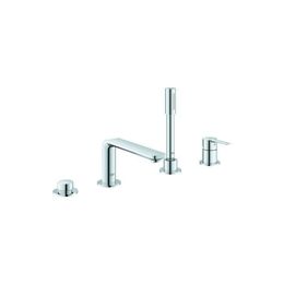 Grohe Lineare Wannenarmatur 19577001 chrom, 4-Loch-Wannen-Armatur, Auslauf 220 mm