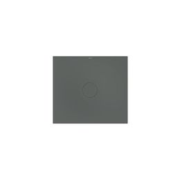 Bette BetteAir Duschfliese 7351-403T2 1000 x 900 mm, smoke, Rechteck, glasierter Titan-Stahl, mit Minimum-T&auml;ger