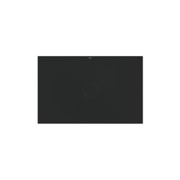 Bette BetteAir Duschfliese 7356-035T2 1400 x 900 mm, ebony, Rechteck, glasierter Titan-Stahl, mit Minimum-T&auml;ger