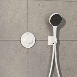 Hansgrohe ShowerSelect Comfort S Thermostat 15556700 UP, f&uuml;r 2 Verbraucher, mit Sicherungskombination EN 1717, mattwei&szlig;