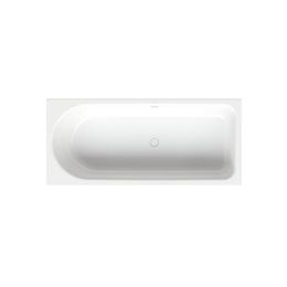 Bette BetteOcean Low-Line Badewanne 8838000 180x80cm, weiss, Fussende rechts, &Uuml;berlauf hinten