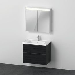 Duravit D-Neo M&ouml;bel-Set DE011601616 800mm, Eiche Schwarz