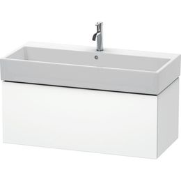Duravit L-Cube Waschtisch-Unterschrank LC617801818 98,4x 45,9 cm, wei&szlig; matt, 1 Auszug, wandh&auml;ngend