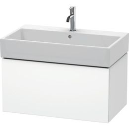 Duravit L-Cube Waschtisch-Unterschrank LC617701818 78,4x 45,9 cm, wei&szlig; matt, 1 Auszug, wandh&auml;ngend