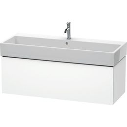 Duravit L-Cube Waschtisch-Unterschrank LC617901818 118,4x 45,9 cm, wei&szlig; matt, 1 Auszug, wandh&auml;ngend