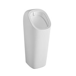 Vitra Plural Urinal 7809B003-5330 33,5x38x90,5cm, bodenstehend, Batterie, wei&szlig; hochglanz