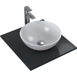 Ideal Standard Strada O Aufsatz-Waschtisch K079501 rund, ohne Hahnloch und &Uuml;berlauf, 41 x 15 cm, wei&szlig;