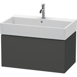 Duravit L-Cube Waschtisch-Unterschrank LC617704949 78,4x 45,9 cm, graphit matt, 1 Auszug, wandh&auml;ngend