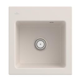 Villeroy & Boch Villeroy und Boch Subway 45 XS Einbausp&uuml;le 678100KR Sp&uuml;lbecken, 475 x 510 mm, crema CeramicPlus