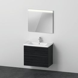 Duravit D-Neo M&ouml;bel-Set DE011301616 800mm, Eiche Schwarz