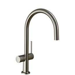Hansgrohe Talis M54-220 K&uuml;chenarmatur 72805800 Ger&auml;teabsperrventil, 1jet, Edelstahl Finish