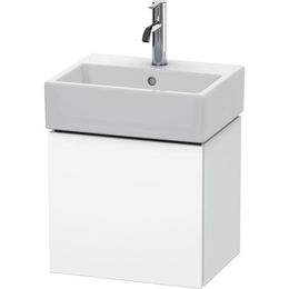 Duravit L-Cube Waschtisch-Unterschrank LC6245R1818 43,4x34,1x40cm, wandh&auml;ngend, T&uuml;r rechts, wei&szlig; matt