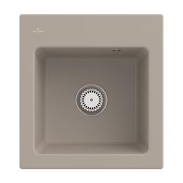 Villeroy & Boch Villeroy und Boch Subway 45 XS Einbausp&uuml;le 678100AM Sp&uuml;lbecken, 475 x 510 mm, almond CeramicPlus