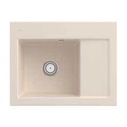 Villeroy & Boch Villeroy und Boch Subway 45 Compact Einbausp&uuml;le 331200FU Einbausp&uuml;le links, 650 x 510 mm, ivory CeramicPlus