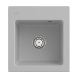 Villeroy & Boch Villeroy und Boch Subway 45 XS Einbausp&uuml;le 678100SM Sp&uuml;lbecken, 475 x 510 mm, steam CeramicPlus