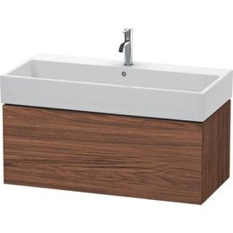 Duravit L-Cube Waschtisch-Unterschrank LC617802121 98,4x 45,9 cm, nussbaum dunkel, 1 Auszug, wandh&auml;ngend
