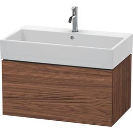 Duravit L-Cube Waschtisch-Unterschrank LC617702121 78,4x 45,9 cm, nussbaum dunkel, 1 Auszug, wandh&auml;ngend