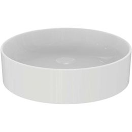 Ideal Standard Conca Aufsatzschale T3696MA ohne Hahnloch und &Uuml;berlauf, rund &Oslash; 450 mm, wei&szlig; Ideal Plus
