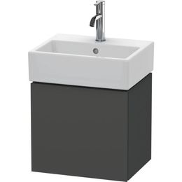 Duravit L-Cube Waschtisch-Unterschrank LC6245L4949 43,4x34,1x40cm, wandh&auml;ngend, T&uuml;r links, graphit matt
