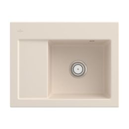 Villeroy & Boch Villeroy und Boch Subway 45 Compact Einbausp&uuml;le 331300FU Einbausp&uuml;le rechts, 650x220x510mm, ivory CeramicPlus