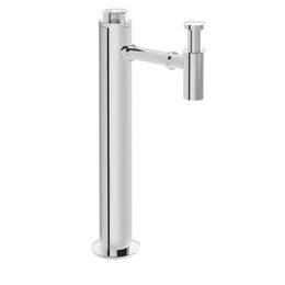 Vitra Plural Stand-Zu-/Ablaufsystem A45161 chrom, hoch, f&uuml;r Waschtisch-Unterbau