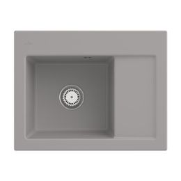 Villeroy & Boch Villeroy und Boch Subway 45 Compact Einbausp&uuml;le 331200KD Einbausp&uuml;le links, 650 x 510 mm, fossil CeramicPlus