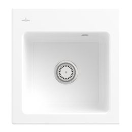 Villeroy & Boch Villeroy und Boch Subway 45 XS Einbausp&uuml;le 678100KG Sp&uuml;lbecken, 475 x 510 mm, snow white CeramicPlus