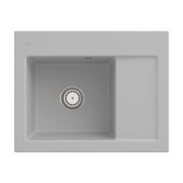 Villeroy & Boch Villeroy und Boch Subway 45 Compact Einbausp&uuml;le 331200SM Einbausp&uuml;le links, 650x220x510mm, steam CeramicPlus