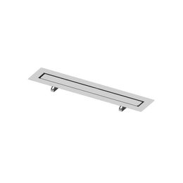 TECE Duschrinne Drainline f&uuml;r Naturstein 651200 1200mm, mit Edelstahltr&auml;ger als Set
