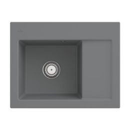 Villeroy & Boch Villeroy und Boch Subway 45 Compact Einbausp&uuml;le 331200RW Einbausp&uuml;le links, 650 x 510 mm, stone white CeramicPlus