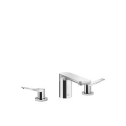 Dornbracht Liss&egrave; Dreiloch-Armatur 20713845-00 f&uuml;r Waschtisch, mit Ablaufgarnitur, chrom