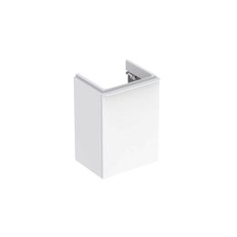 Geberit Smyle Square Handwaschbecken-Unterschrank 500351001 44,2x61,7x35,6cm, 1 T&uuml;r links, wei&szlig; hochglanz