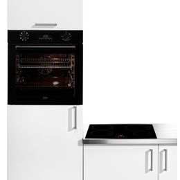 Beko Elektro-Herd-Set "BBSM11340B", Energieeffizienz: A (A+++-D), schwarz, Herdsets, AeroPerfect