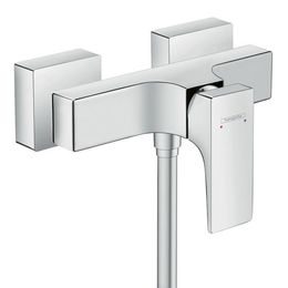 Hansgrohe Metropol Brausearmatur 32560000 chrom, mit Zungengriff, Aufputz