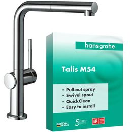 Hansgrohe Talis K&uuml;chenarmatur 72808000 Ausziehauslauf, 1jet, chrom