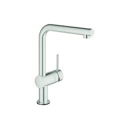 Grohe Minta Touch K&uuml;chenarmatur 31360DC1 elektronisch, supersteel, L-Auslauf schwenkabr