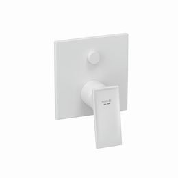 Kludi DECUS Wannenf&uuml;ll-und Brausearmatur 547595375 Unterputz, Feinbau-Set mattwei&szlig;